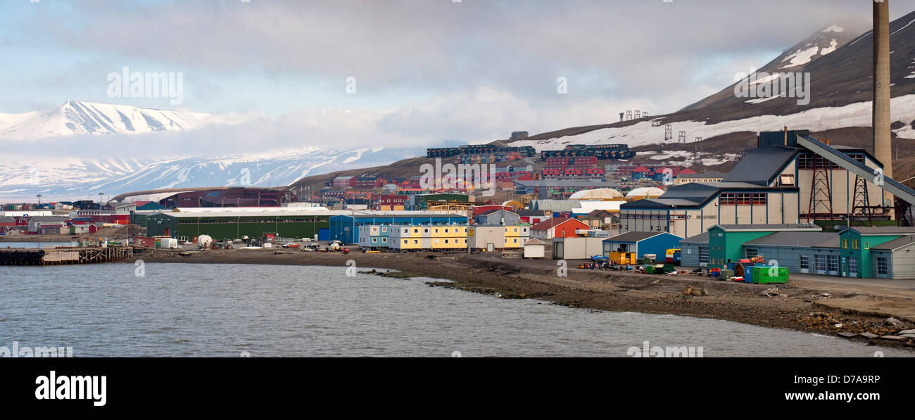 Port Longyearbyen Spitsbergen Svalbard High Resolution Stock ...