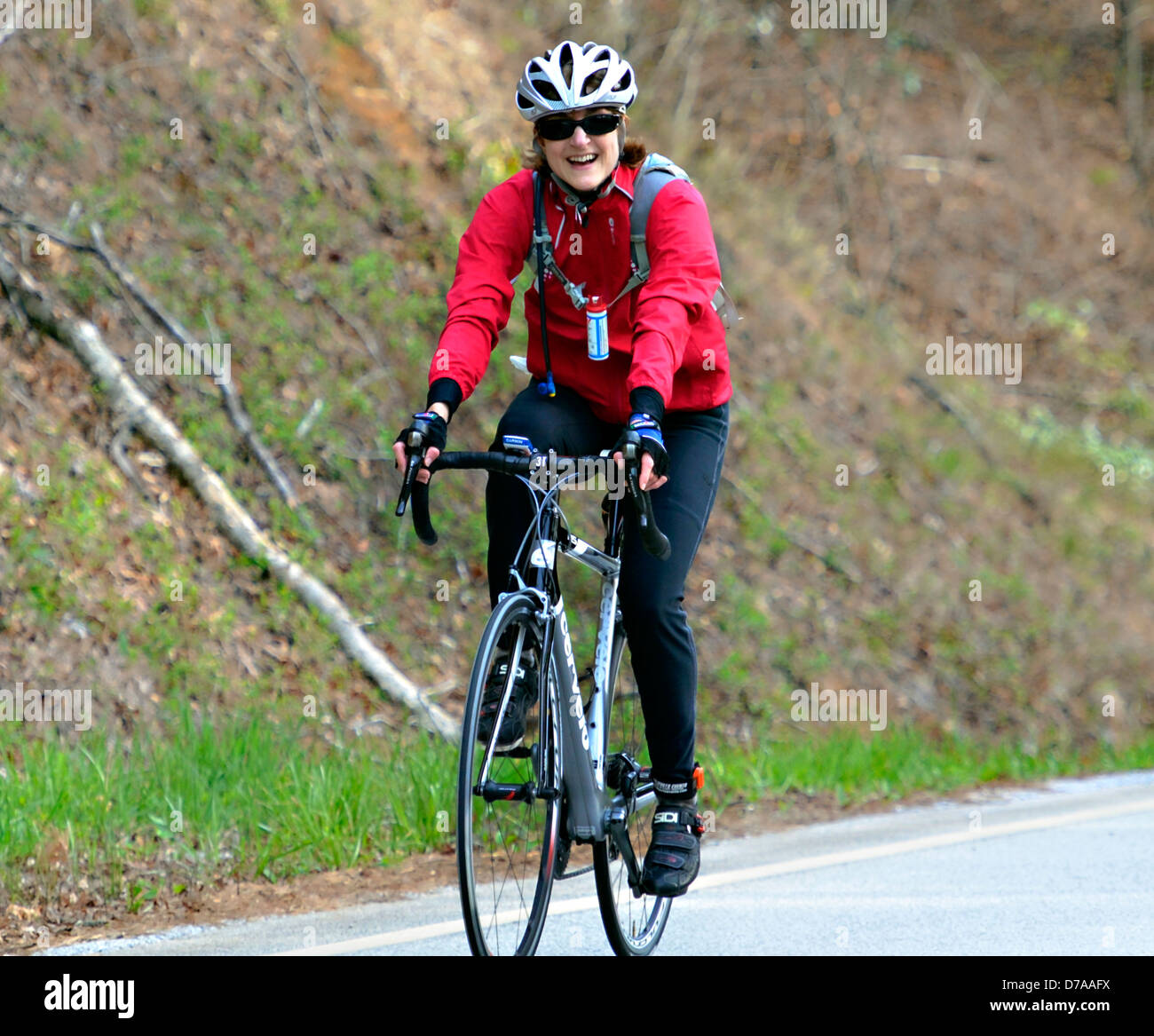 Woman cycle race hi-res stock photography and images - Alamy