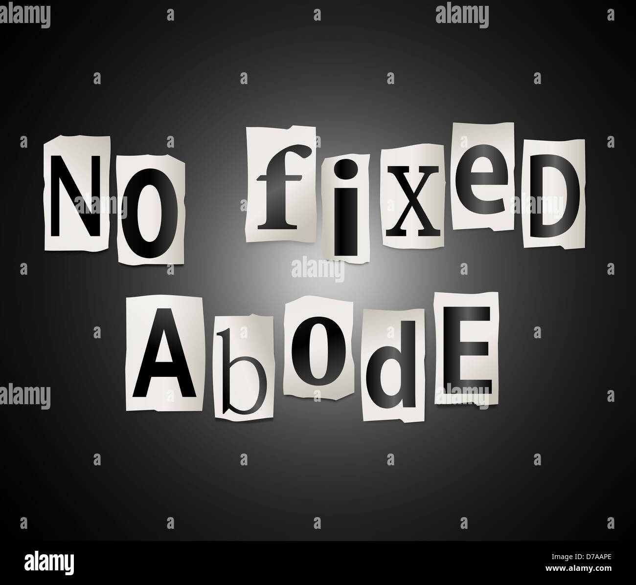 No fixed abode Stock Photo - Alamy