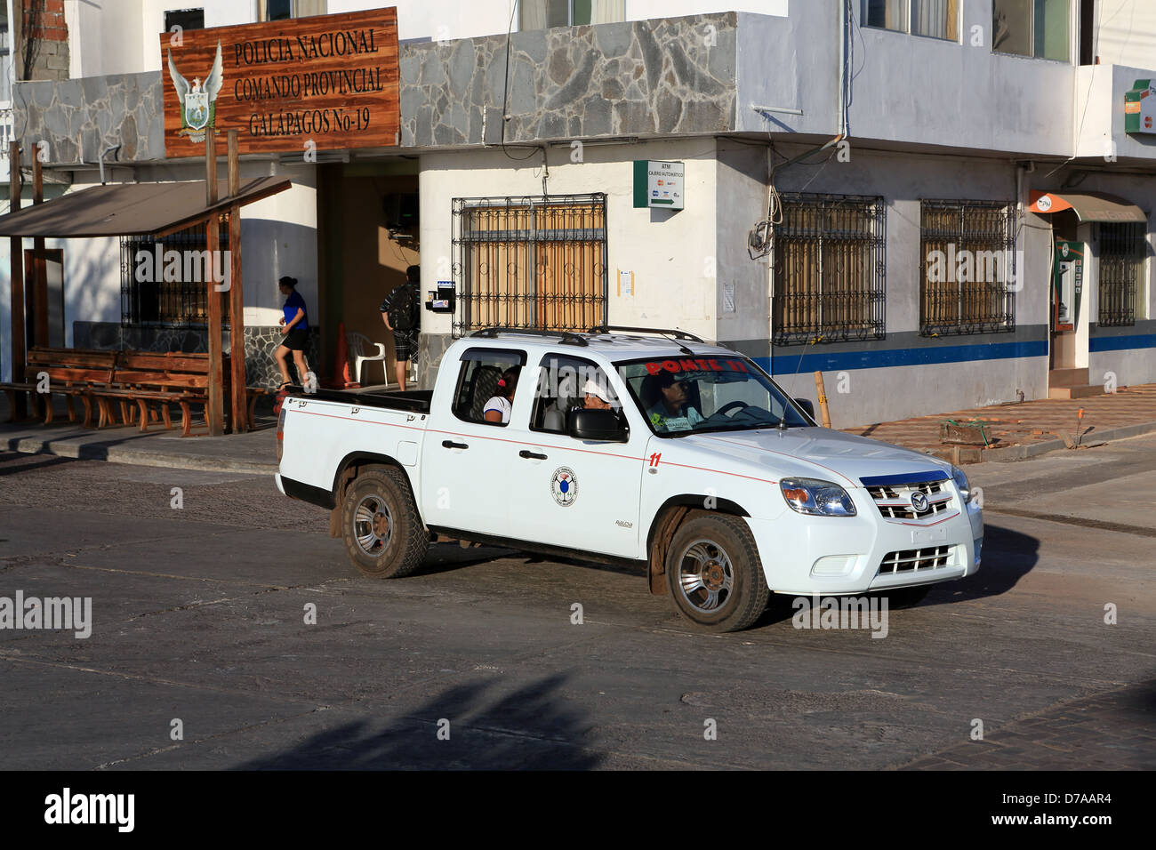 Galapagos Islands utility pickup taxi in Puerto Baquerizo Moreno, San ...