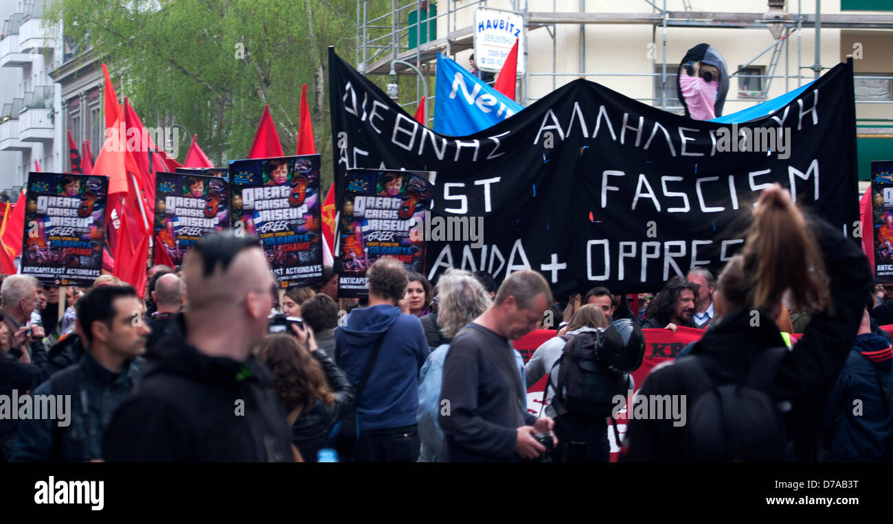 Thousands join protests against capitalism and fascism in Germany's ...