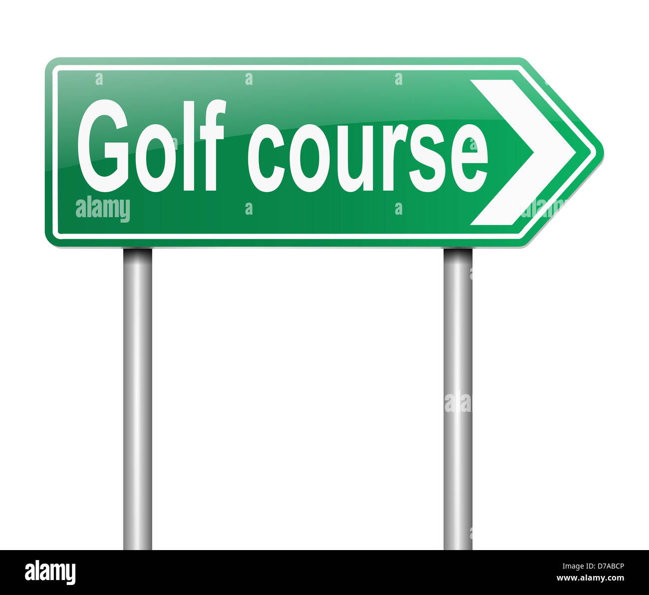 Golf course course Cut Out Stock Images & Pictures - Alamy
