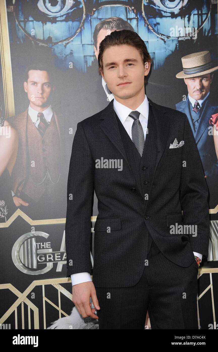 New York, USA. 1st May 2013. Callan McAuliffe at arrivals for THE GREAT ...