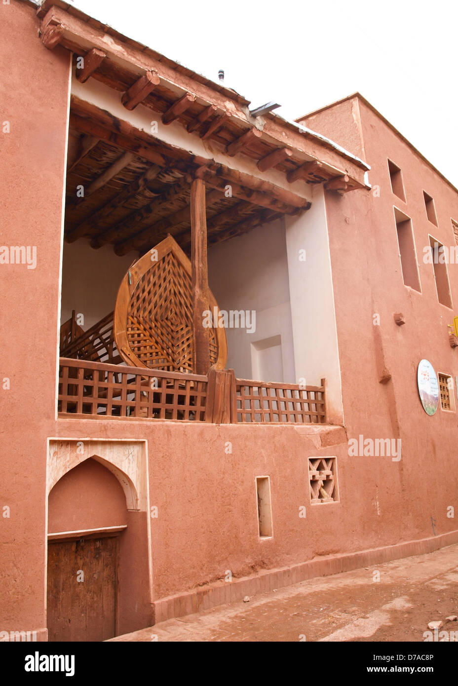 Ancient building in zoroastrian village in Abyaneh, Iran Stock Photo ...