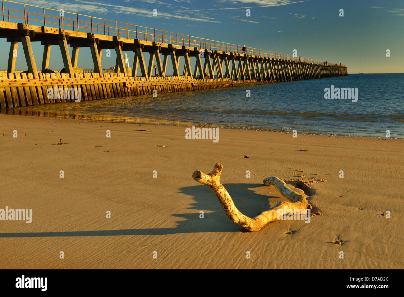 Blyth Pier Northumberland england Stock Photo - Alamy