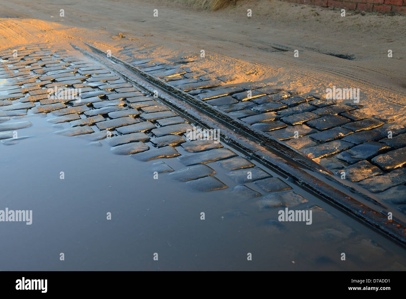 Trams rails hi-res stock photography and images - Alamy