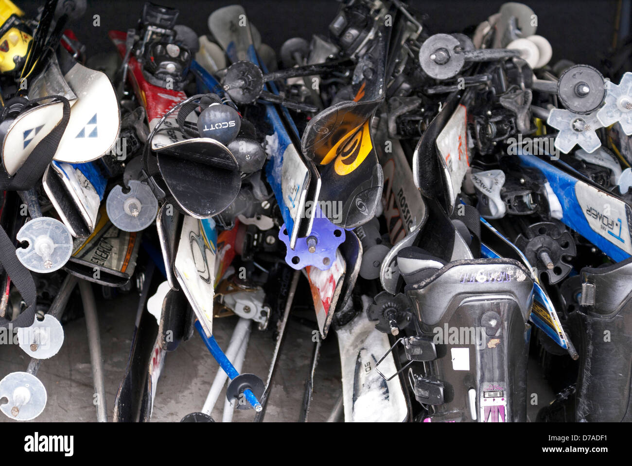 Pile Of Skis High Resolution Stock Photography and Images - Alamy
