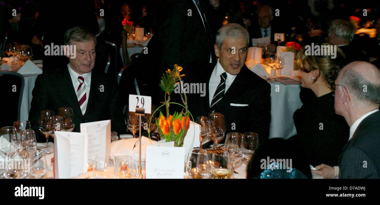 German head of state Horst Koehler, president of Serbai Boris Tadic ...