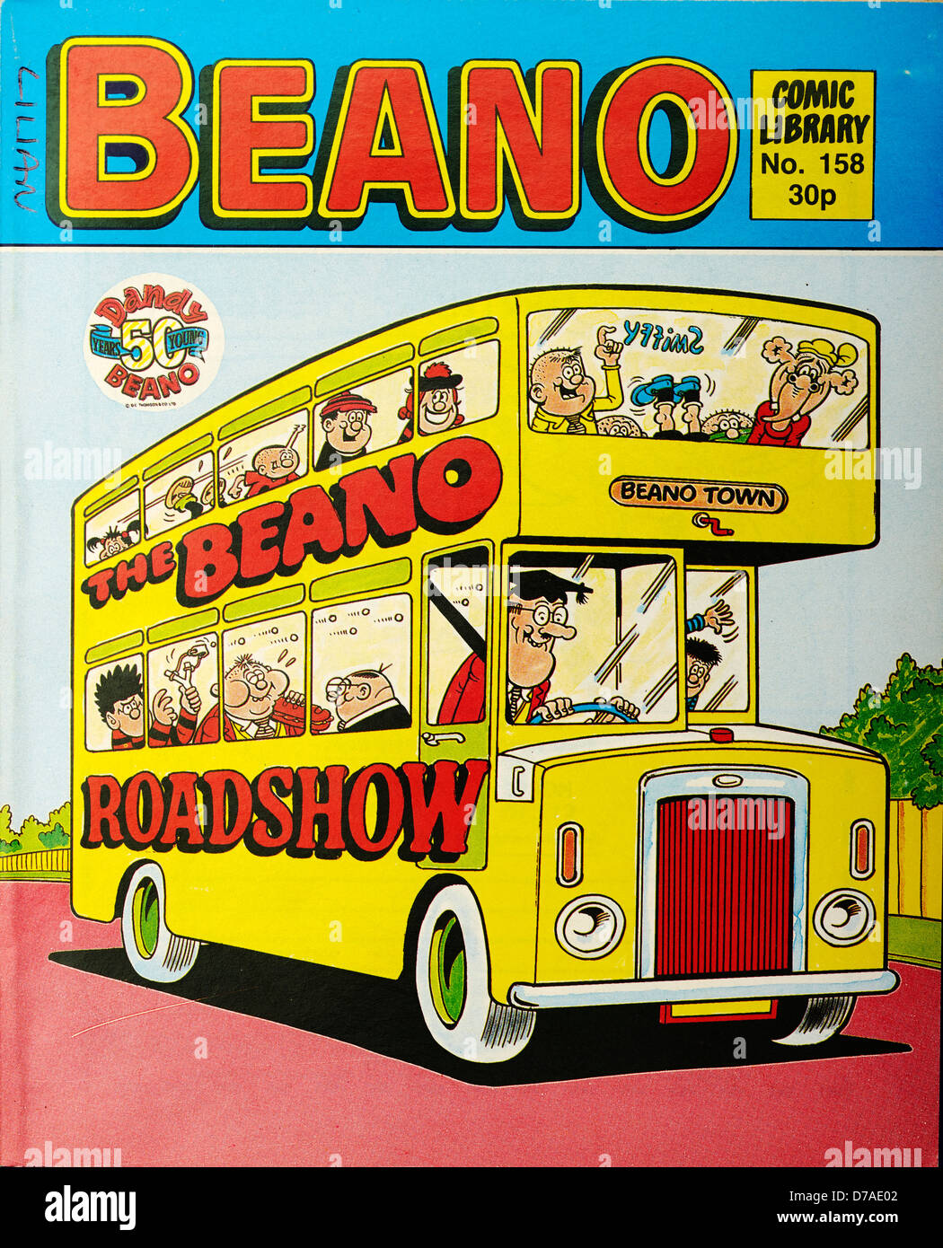 The Beano Comic magazine (Comic Library Stock Photo - Alamy