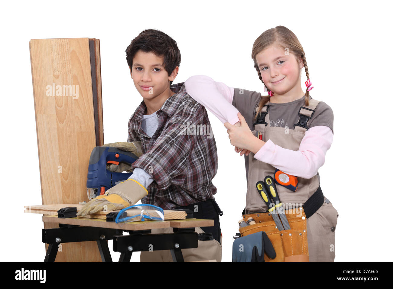 Child wood joiner hi-res stock photography and images - Alamy