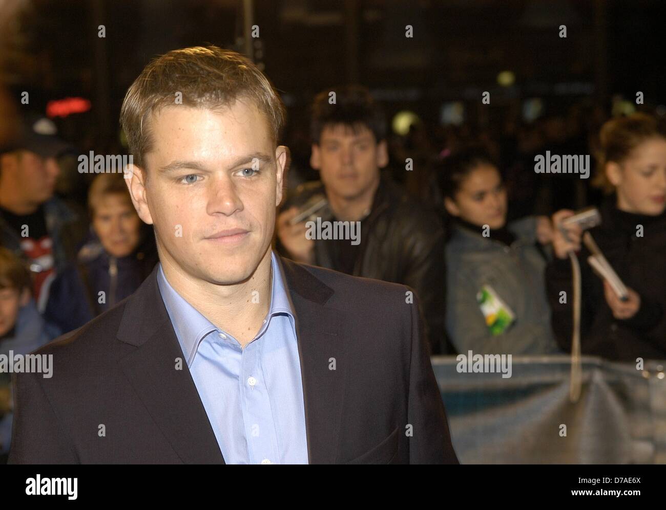 Matt Damon at the premiere of "The Bourne Supremacy" in Berlin on the ...