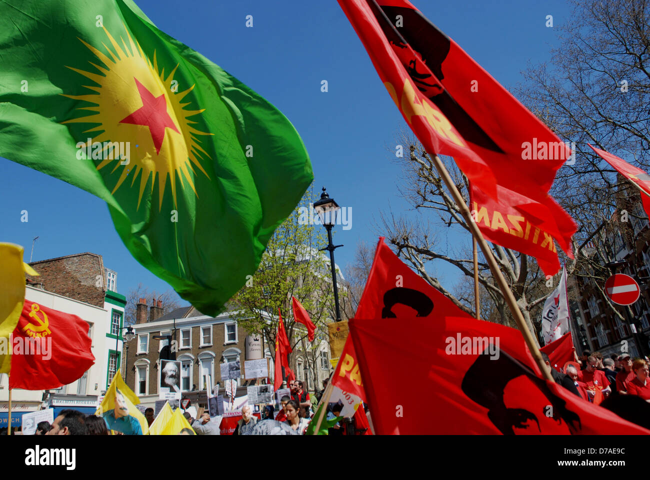 London, UK. 1st May 2013. Turkish and Kurdish groups are celebrating ...