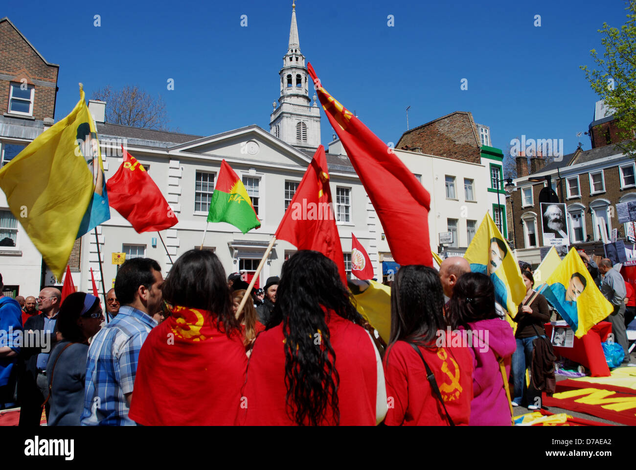 London, UK. 1st May 2013. Turkish and Kurdish groups are celebrating ...