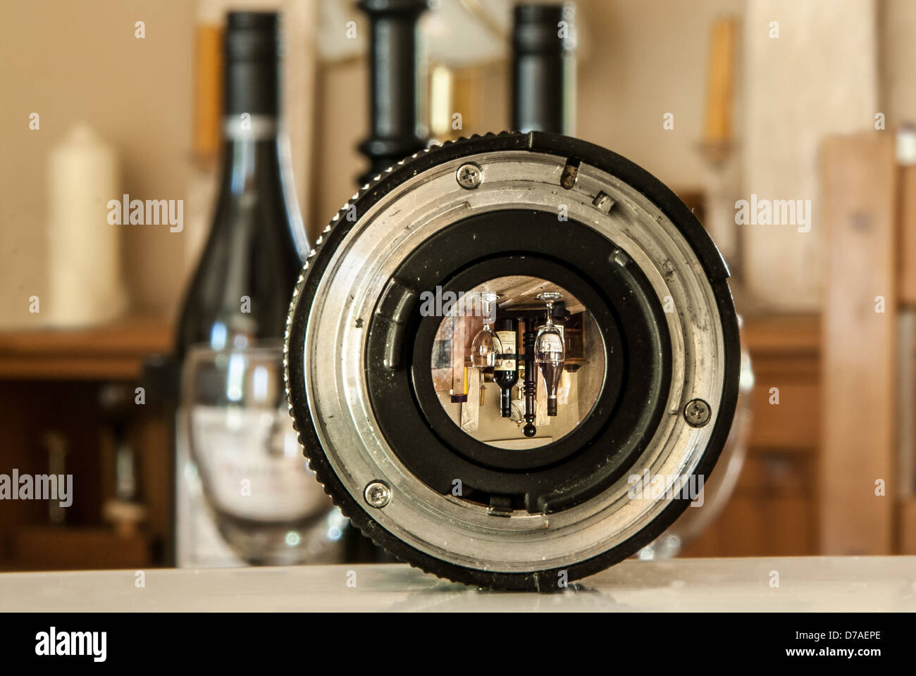 picture through the lens Stock Photo - Alamy