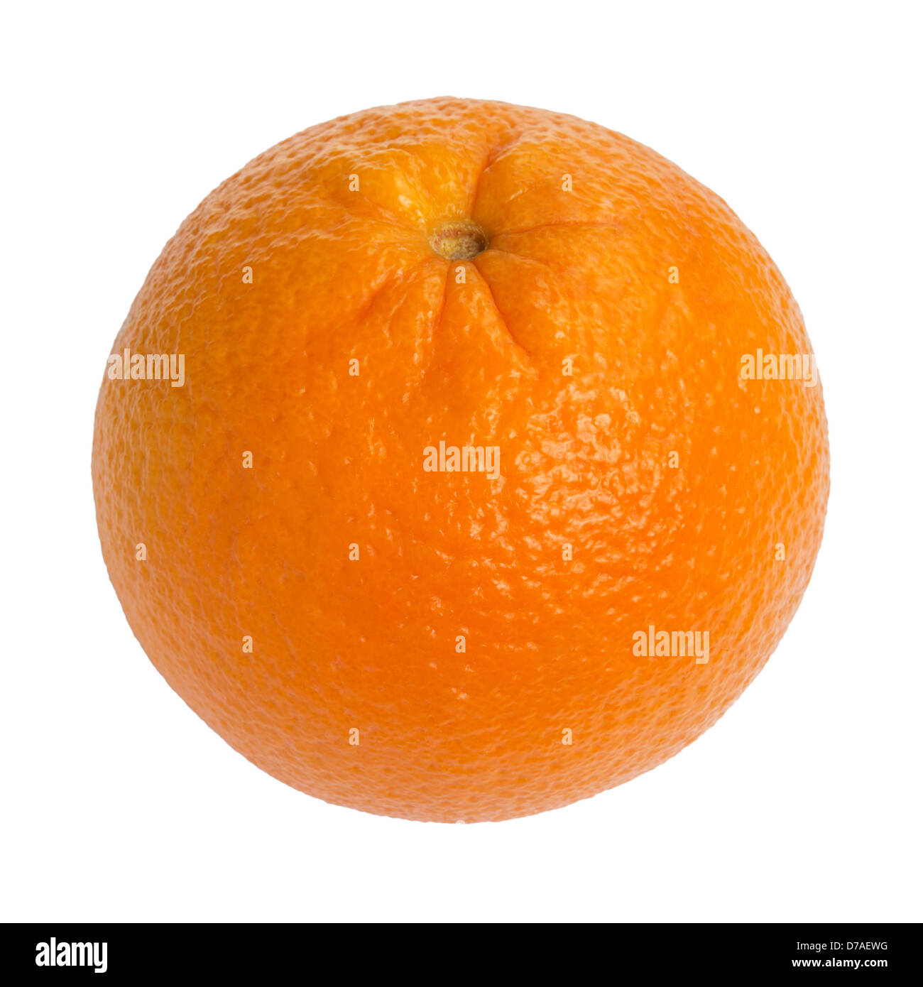 ripe round orange, isolated on white background Stock Photo - Alamy