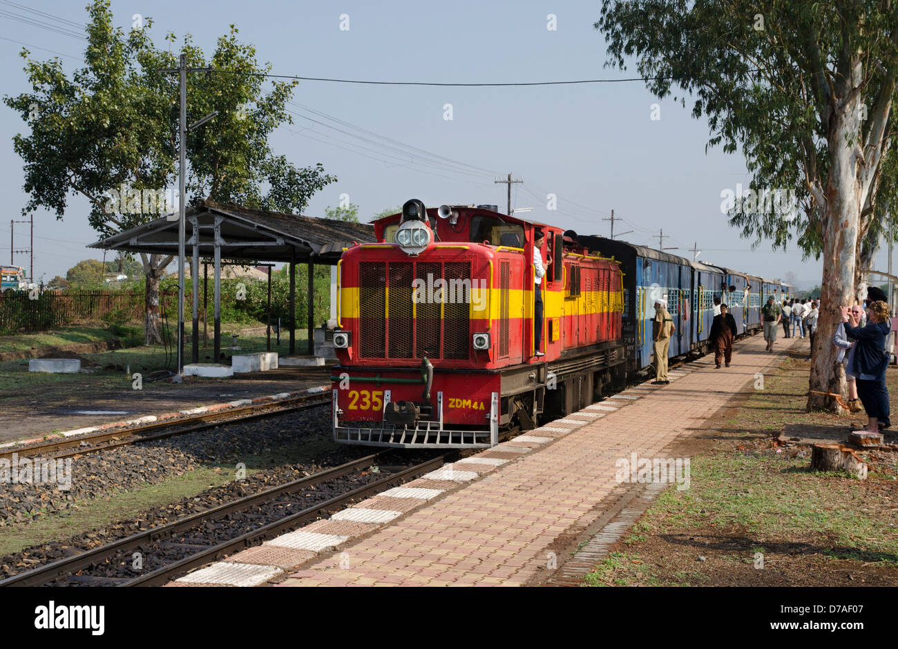 diesel hydraulic locomotive,class ZDM4A,235,passenger train,indian ...