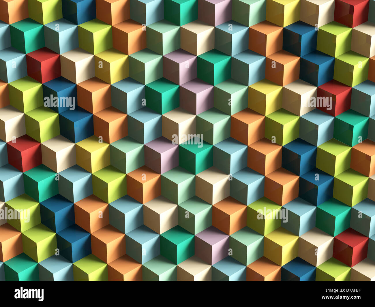 3d cube pattern hi-res stock photography and images - Alamy