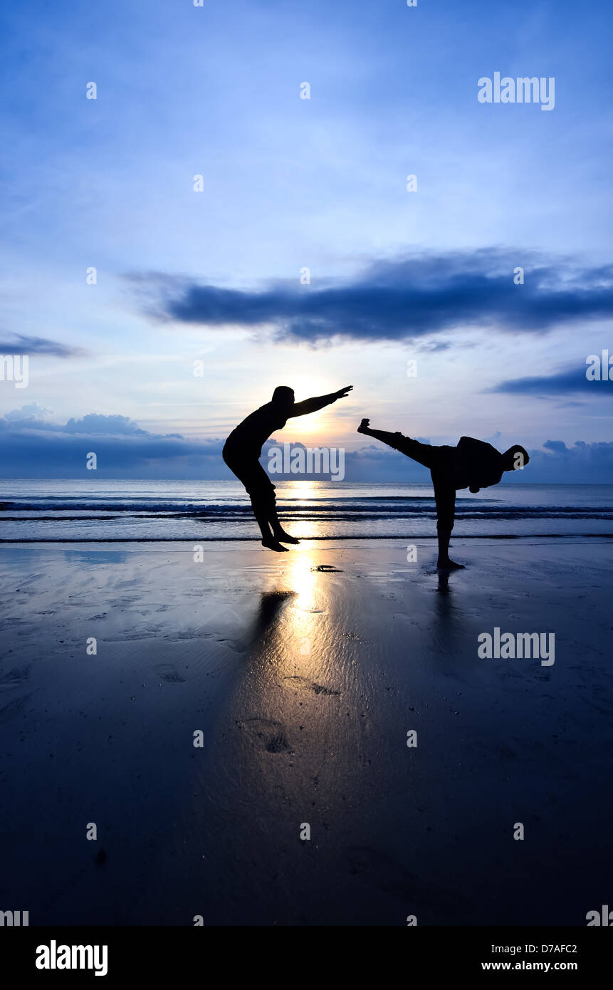 Two friends fight each other Stock Photo - Alamy