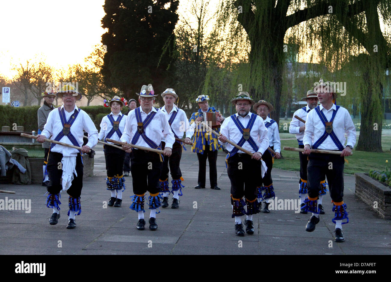 A form of english folk dance hi-res stock photography and images - Alamy