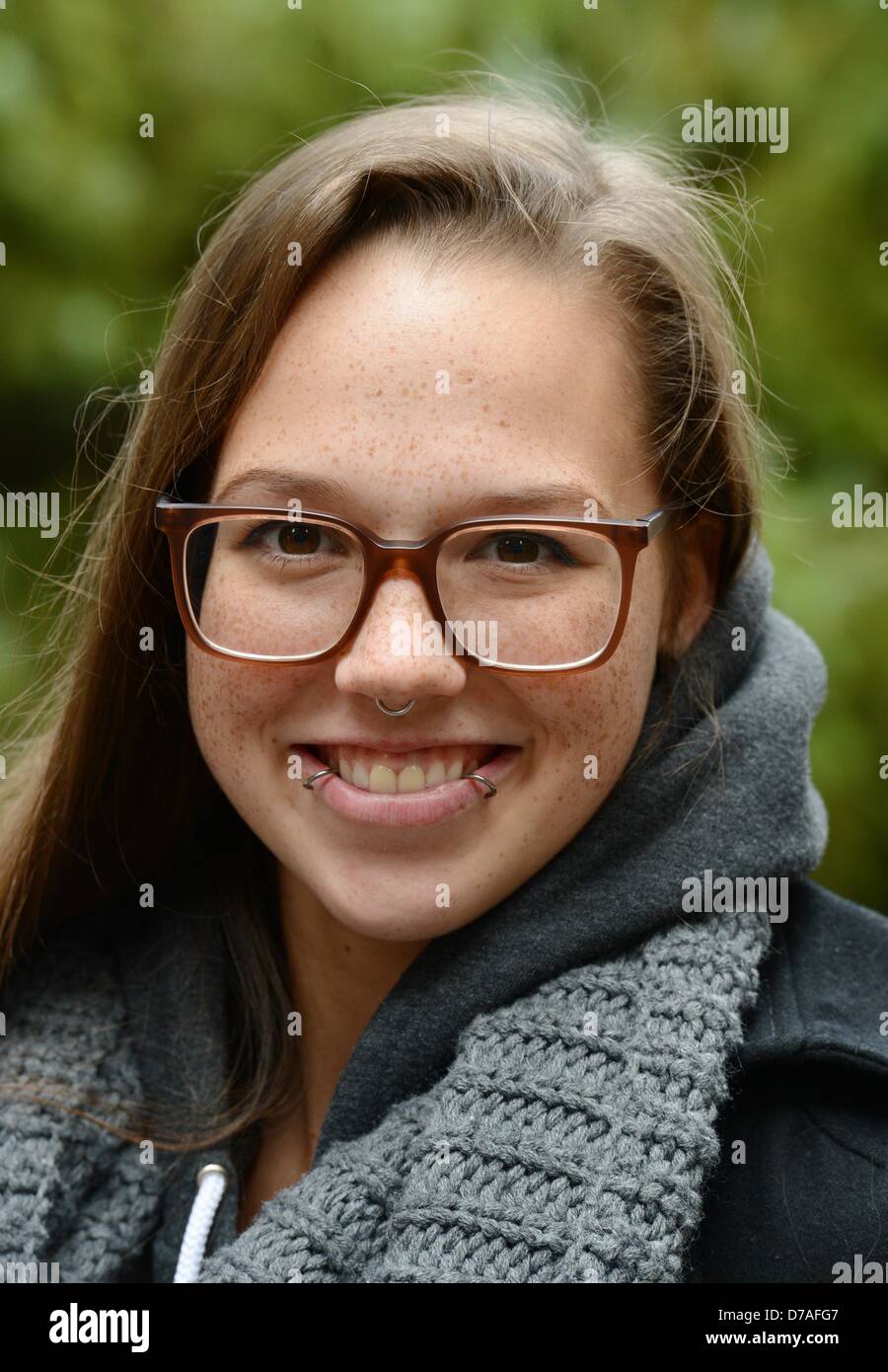 Swiss pop and soul singer Stefanie Heinzmann poses at Europapark in ...