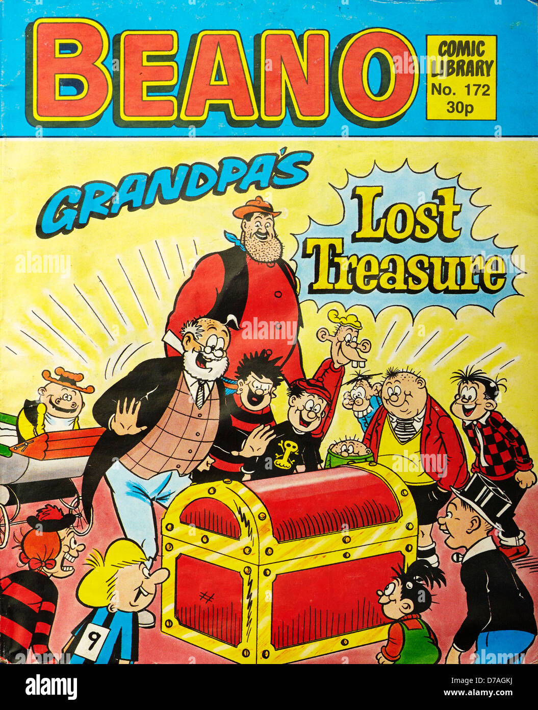 The Beano Comic magazine (Comic Library Stock Photo - Alamy