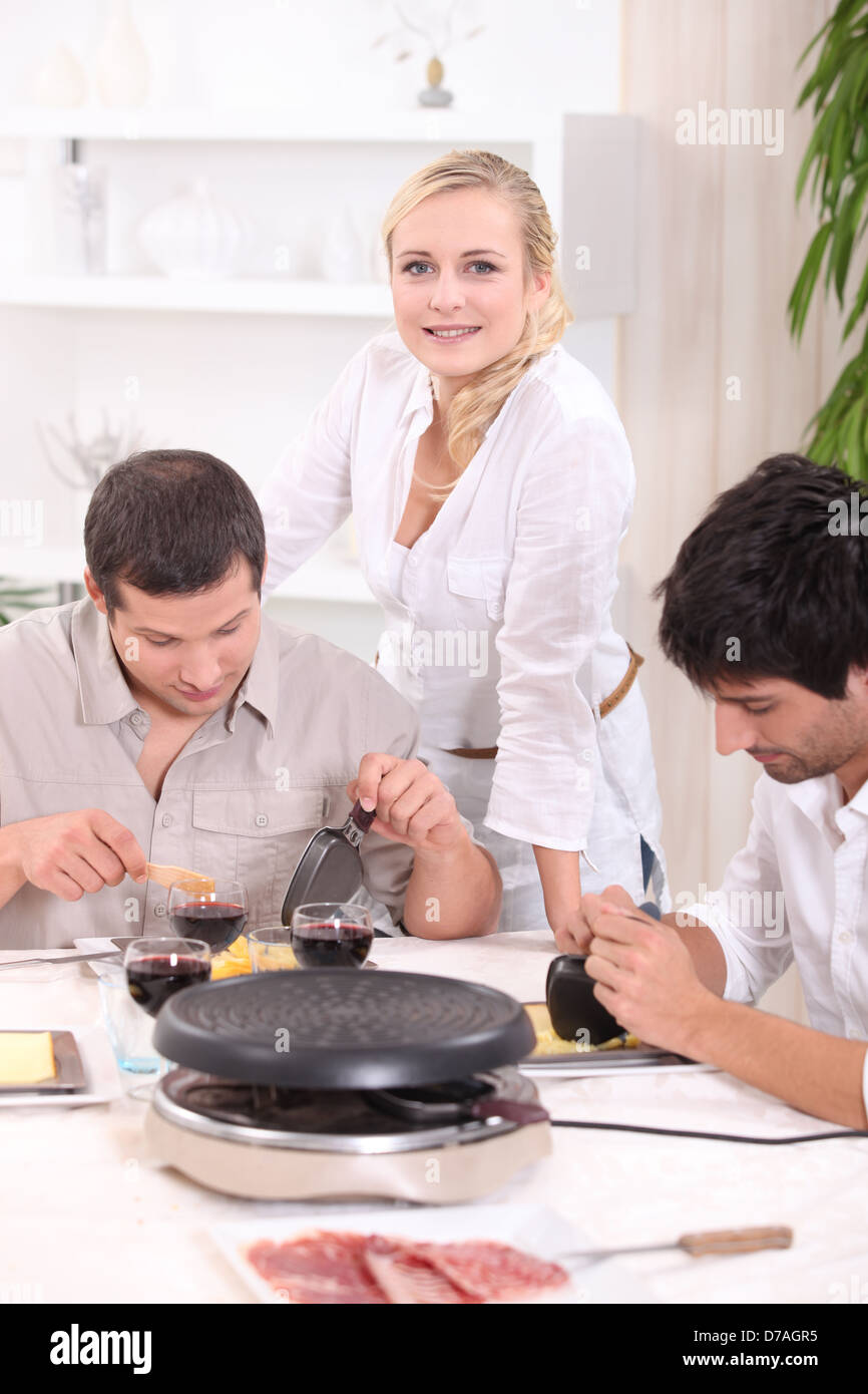 Swiss traditional raclette hi-res stock photography and images - Alamy