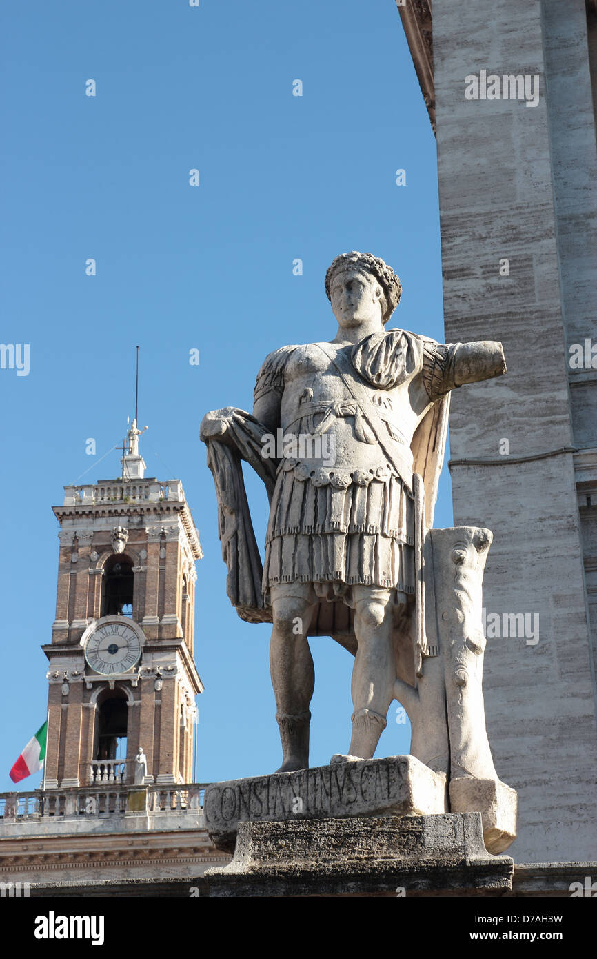 statue of Constantine the Great at Campidoglio in Rome , Italy Stock ...