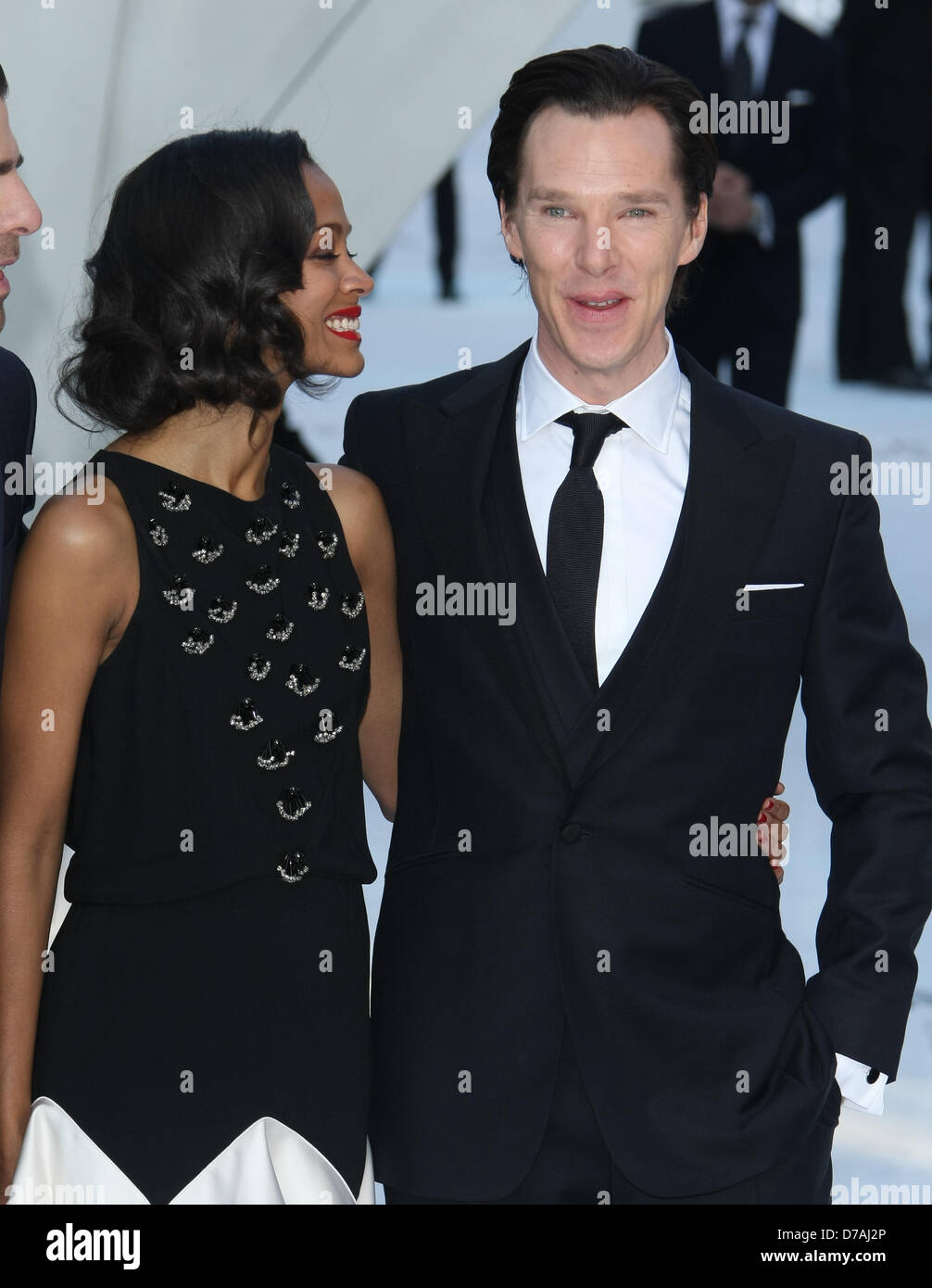Zoe saldana and benedict cumberbatch High Resolution Stock Photography ...