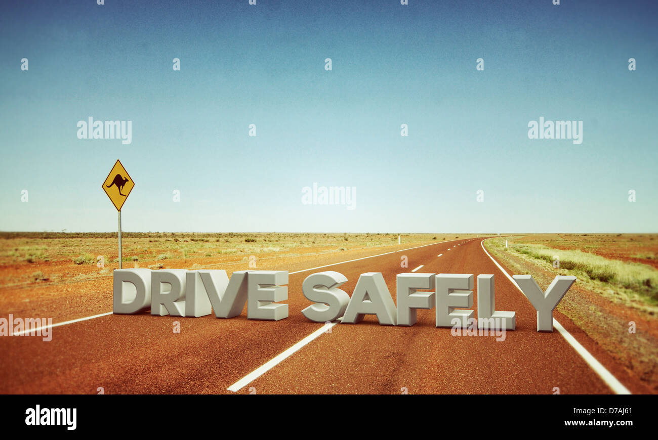 Drive safely signs hi-res stock photography and images - Alamy