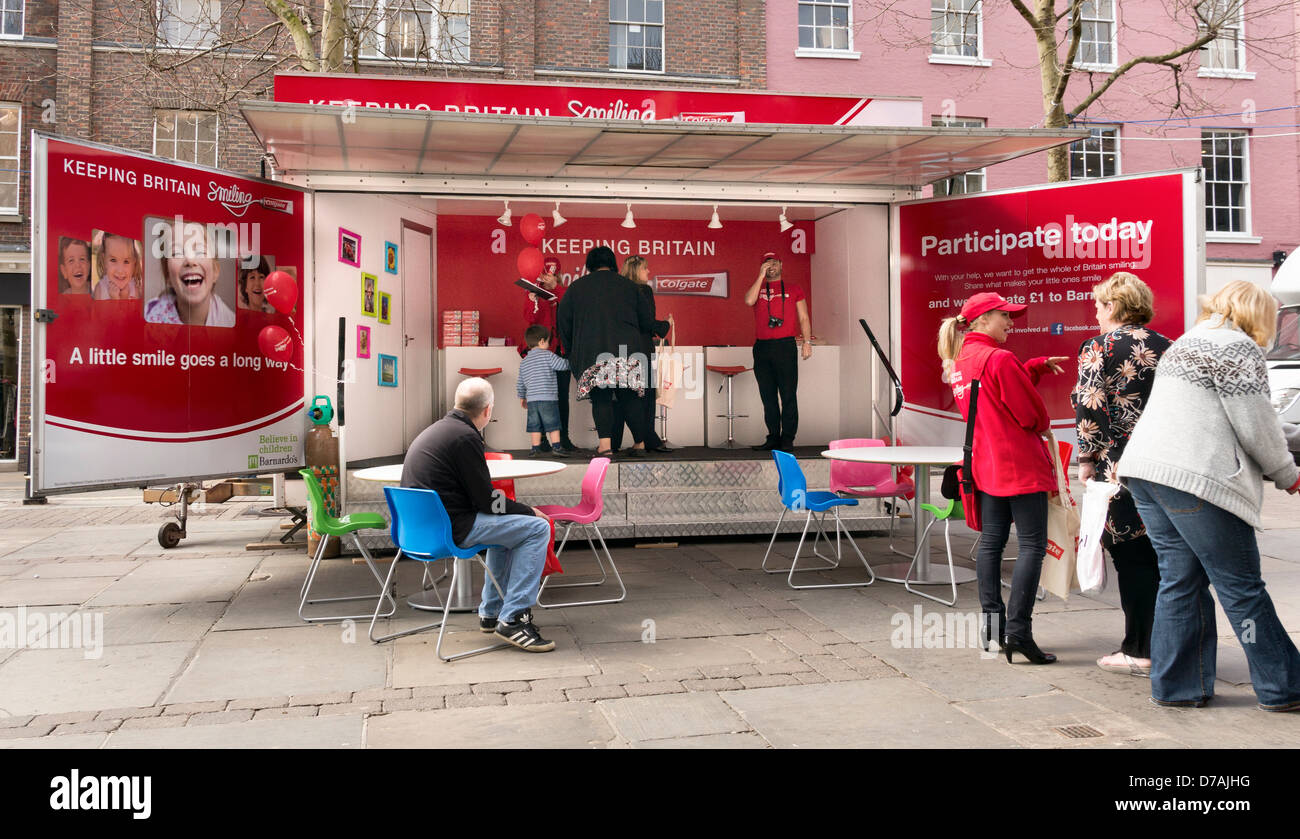 Colgate promotion display Stock Photo - Alamy