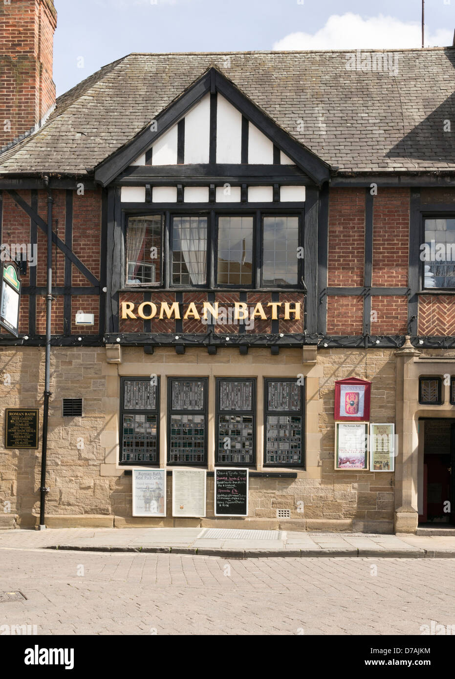 Roman Bath pub and museum, York Stock Photo - Alamy