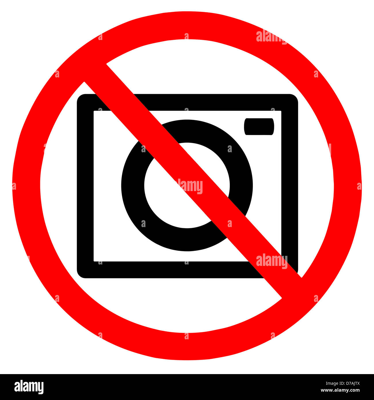 No picture taking Cut Out Stock Images & Pictures - Alamy