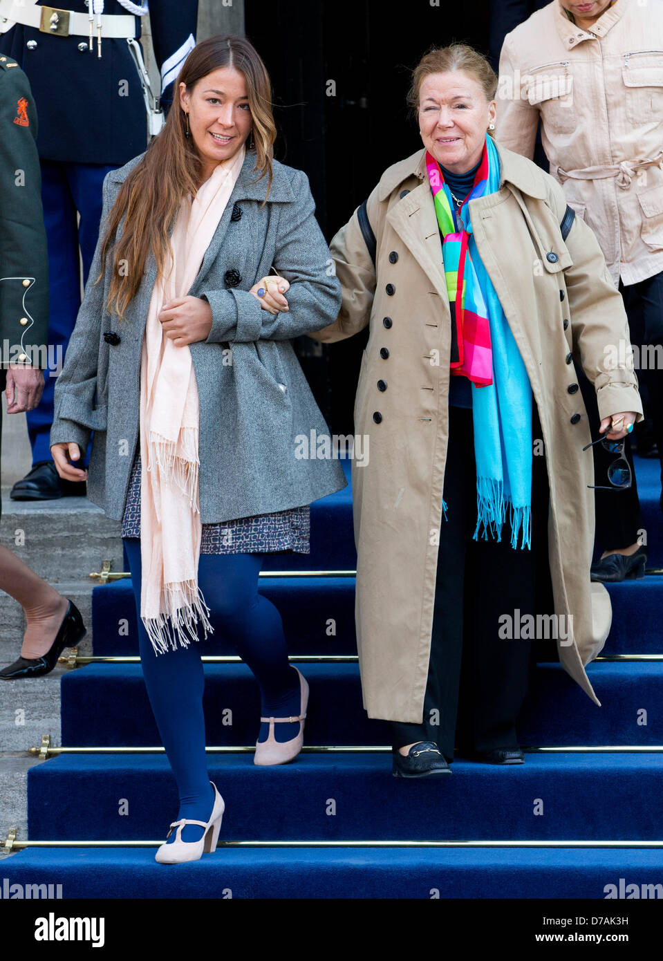 Princess Christina of the Netherlands and daughter Juliana leave the ...