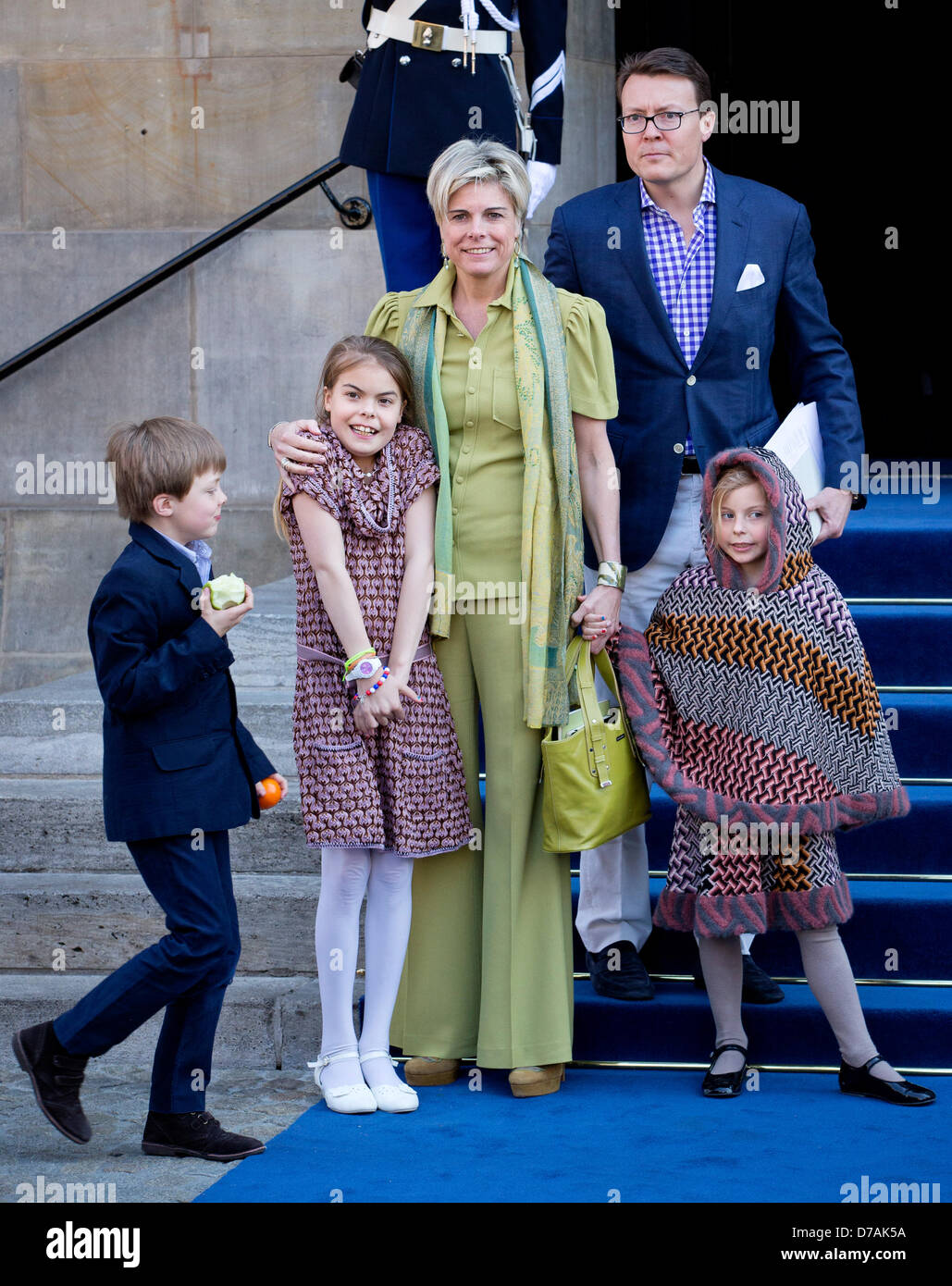 Prince Constantijn, Princess Laurentien, Countess Eloise, Count Claus ...