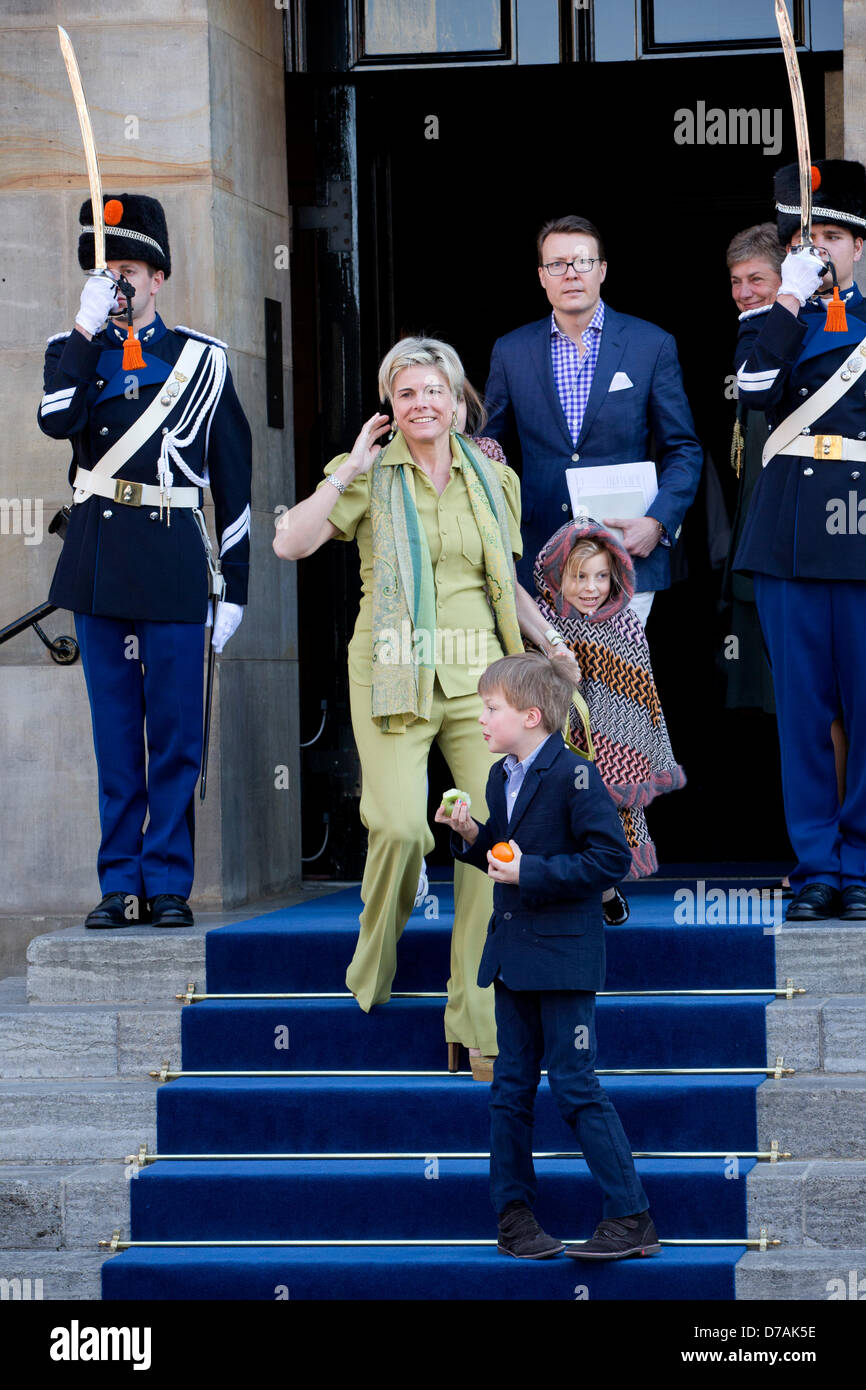 Prince Constantijn, Princess Laurentien, Countess Eloise, Count Claus ...