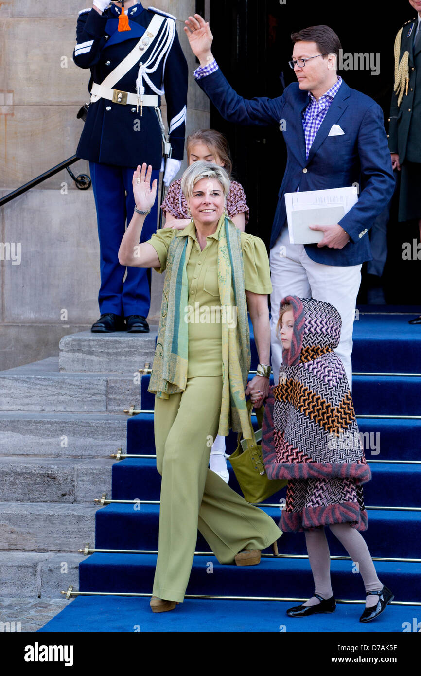 Prince Constantijn, Princess Laurentien, Countess Eloise, Count Claus ...