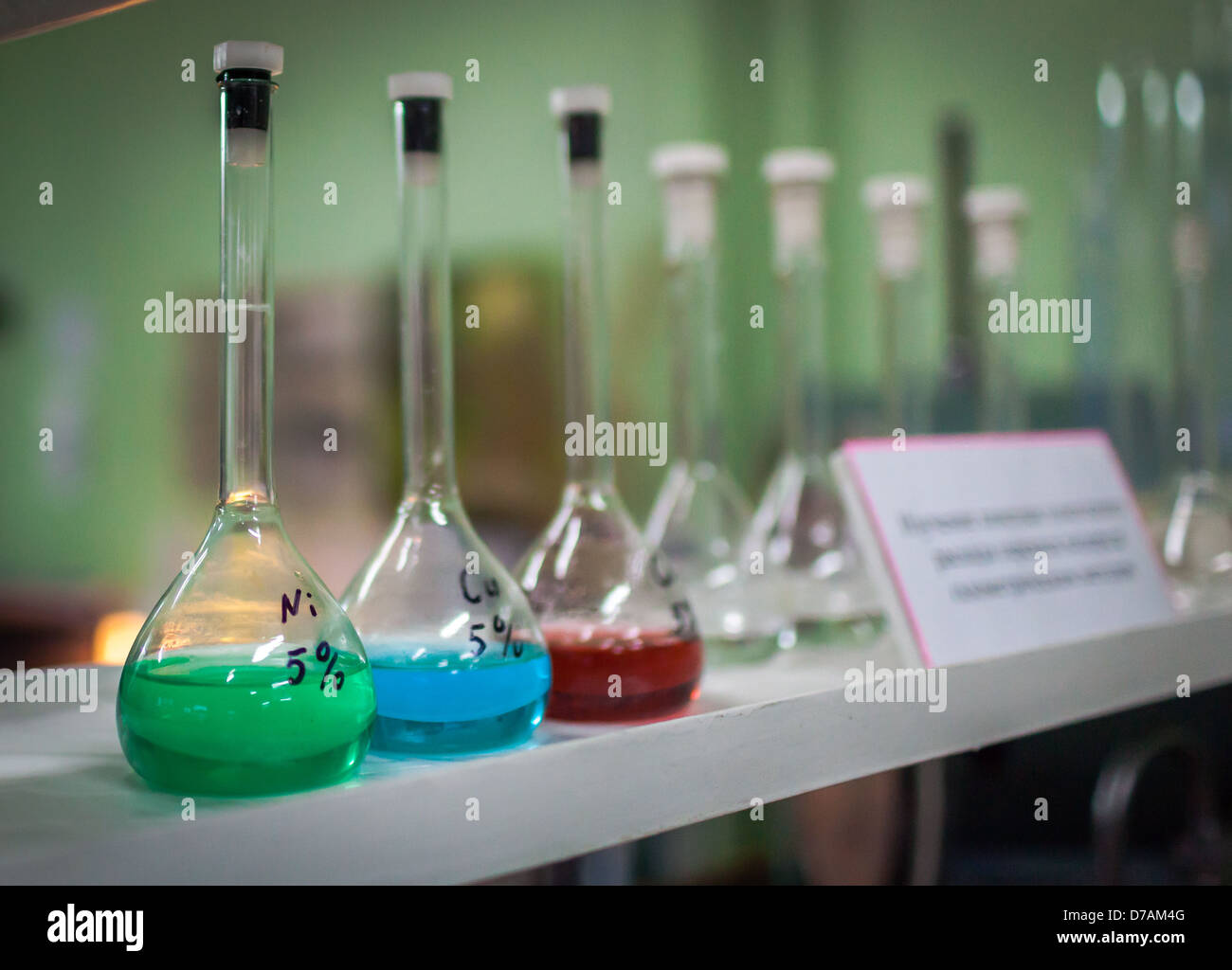 Old chemical laboratory Stock Photo - Alamy