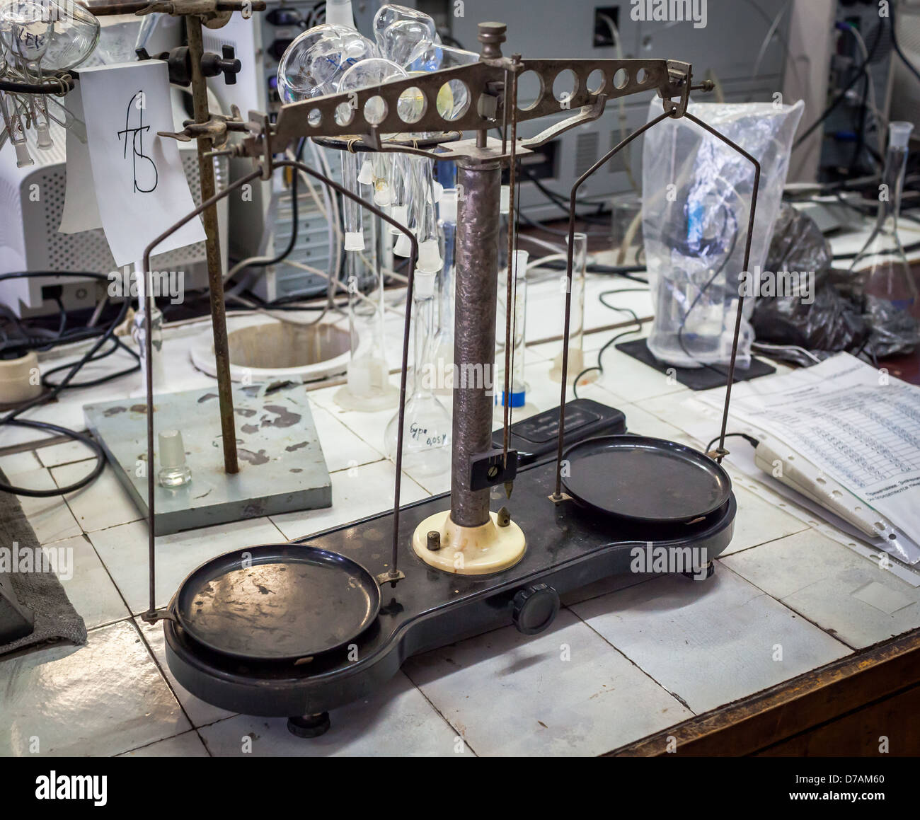 Old chemical laboratory Stock Photo - Alamy