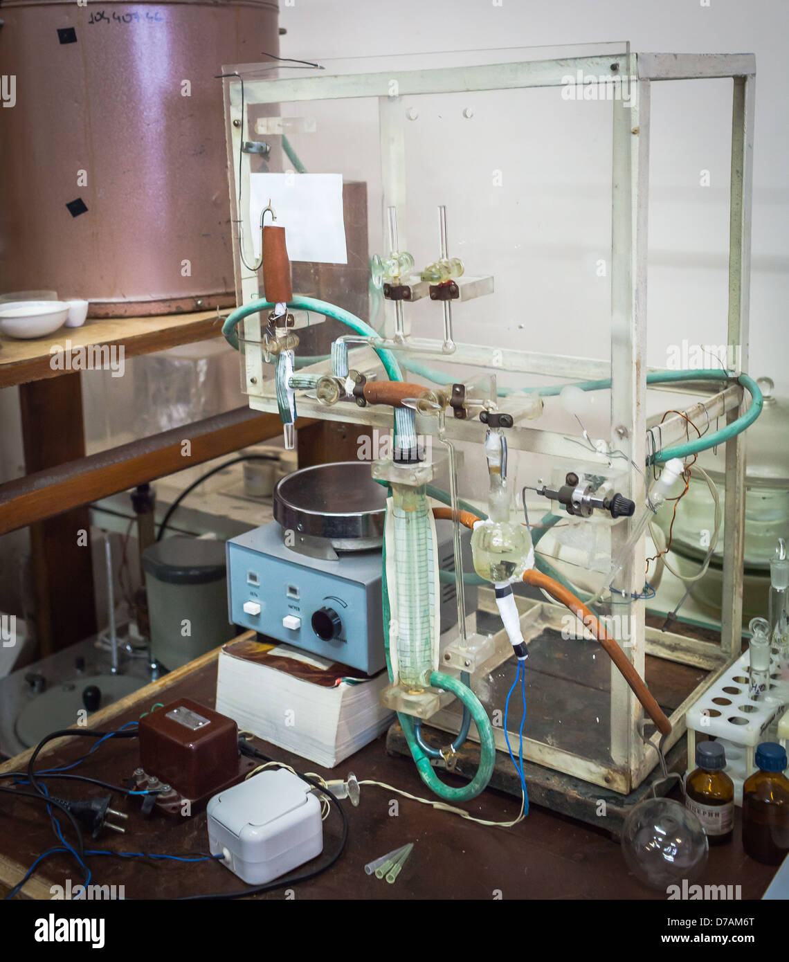 Old chemical laboratory Stock Photo - Alamy