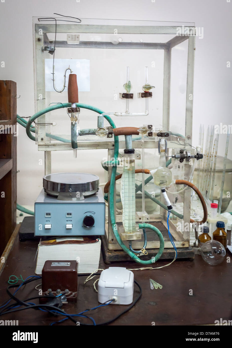Old chemical laboratory Stock Photo - Alamy