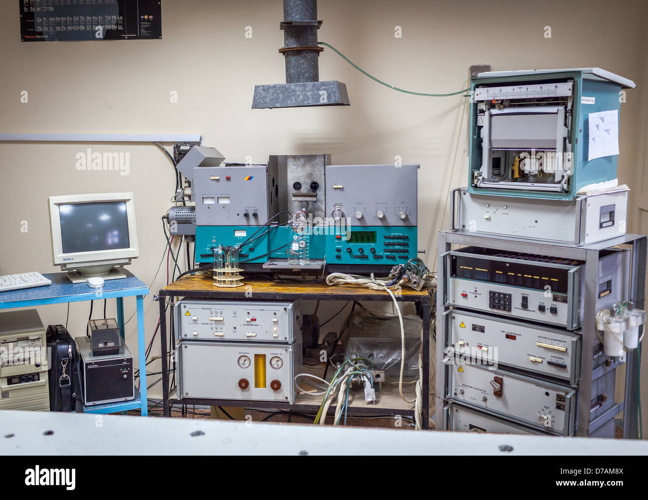 Old chemical laboratory Stock Photo - Alamy