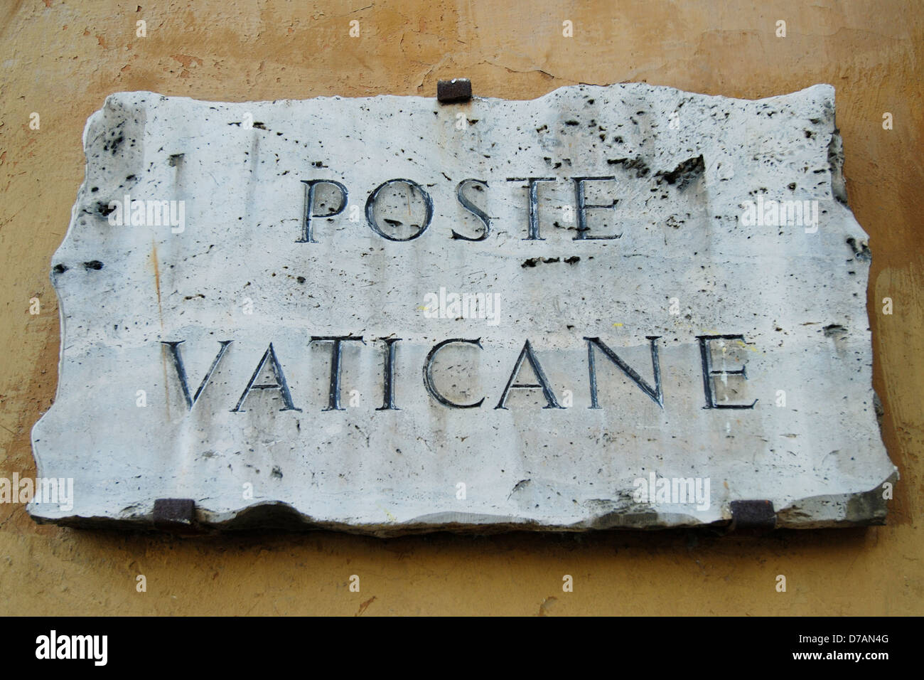 Poste Vaticane vatican mail service sign Stock Photo - Alamy