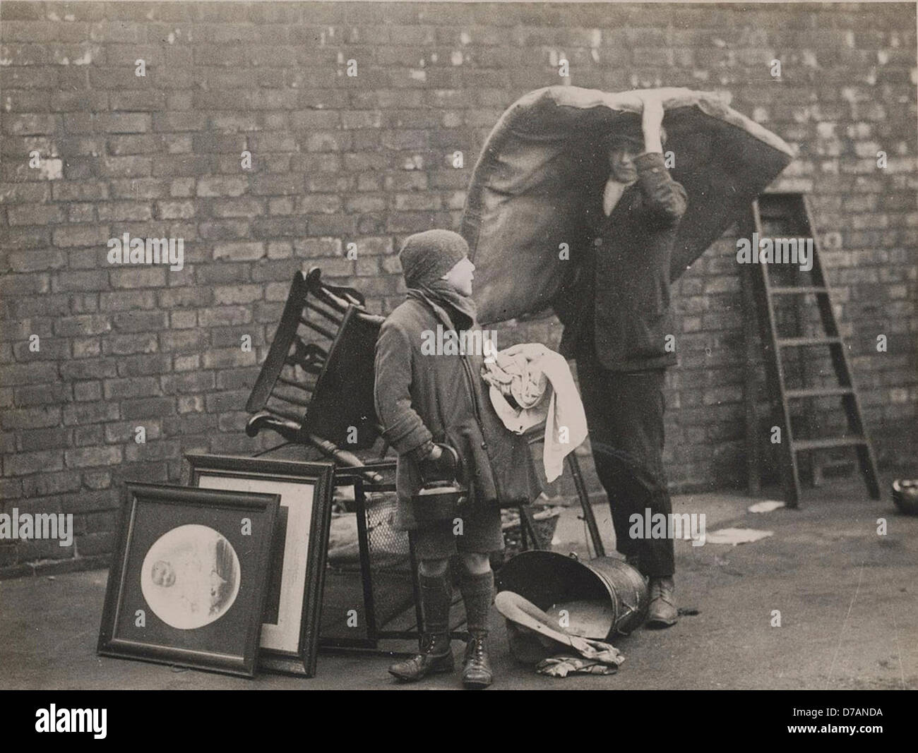 A scene following the devastating fire in a timber yard in Hartlepool ...
