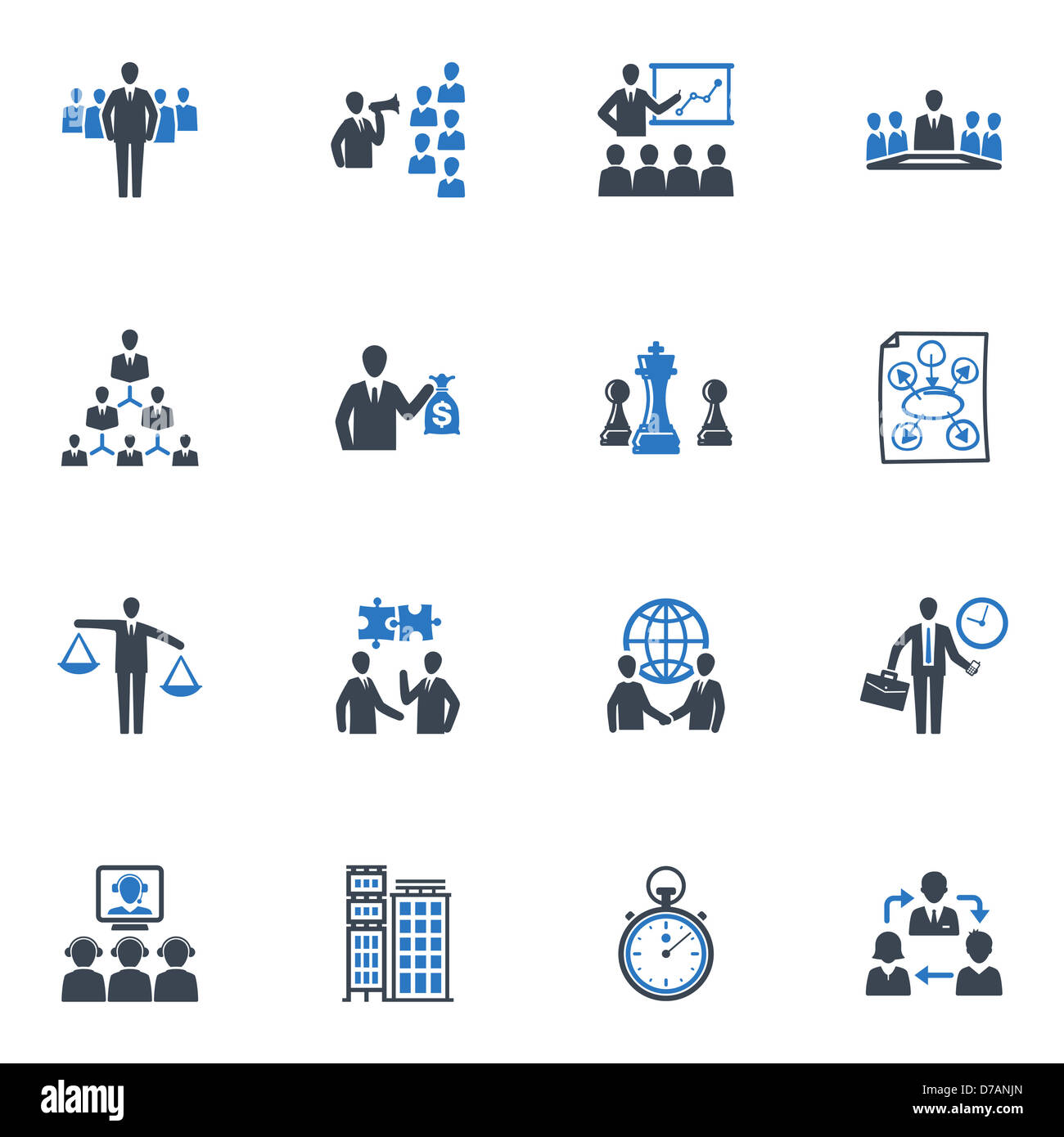 Business team building hierarchy Cut Out Stock Images & Pictures - Alamy