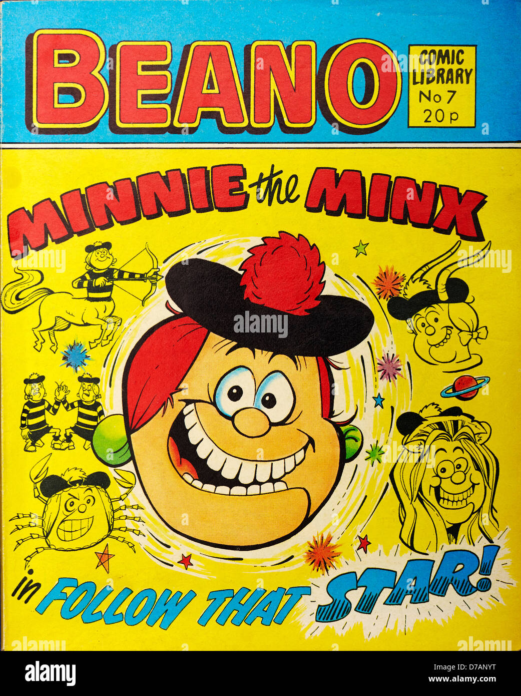 The Beano Comic magazine (Comic Library Stock Photo - Alamy