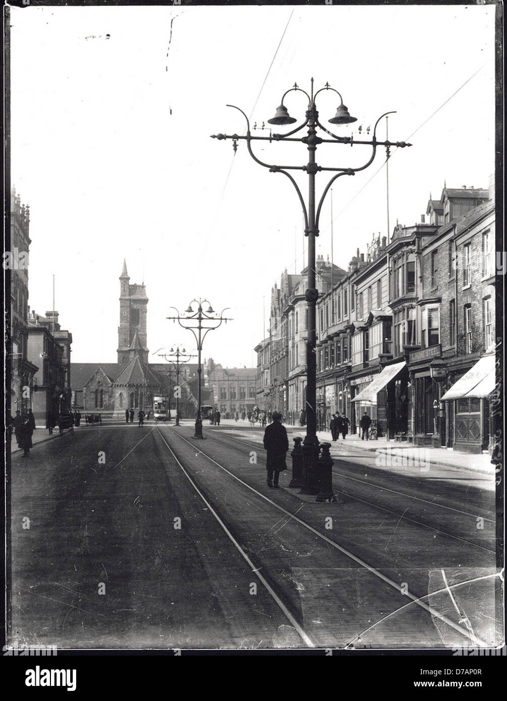 This historic street view of West Hartlepool showcases the town’s ...