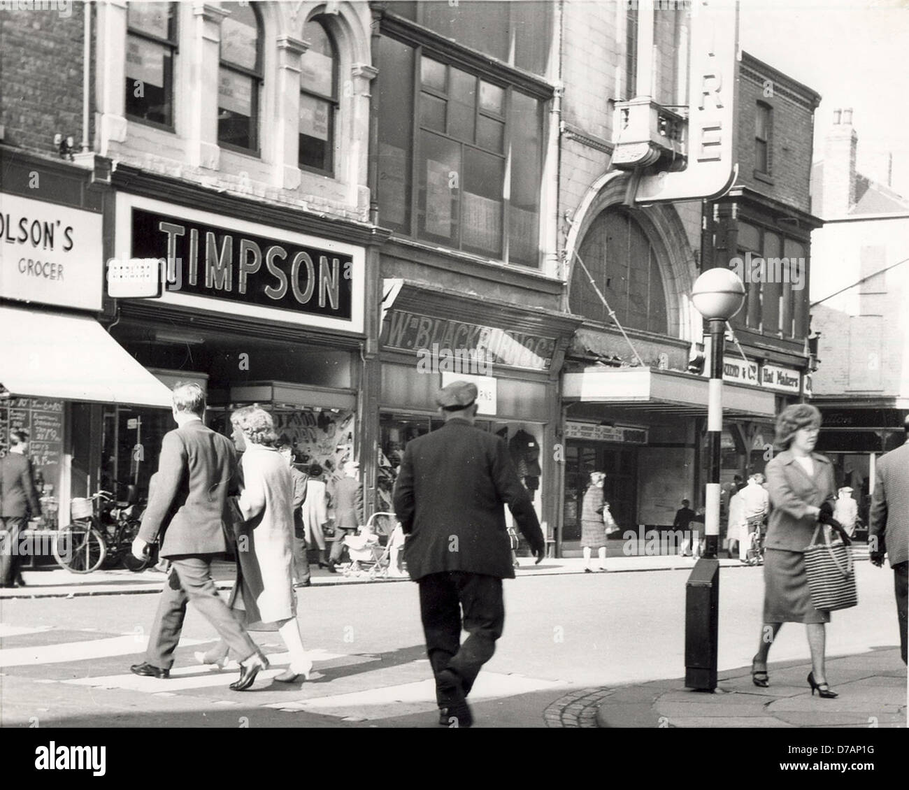 This image depicts historic buildings in Old West Hartlepool, featuring ...