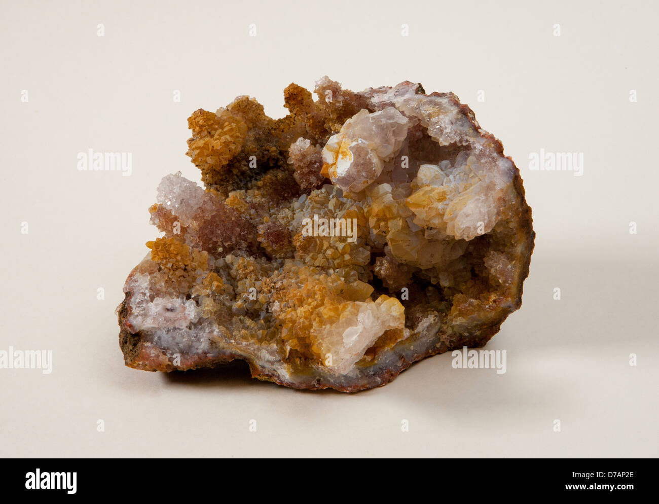 Rock Crystal Fossil Stock Photo - Alamy