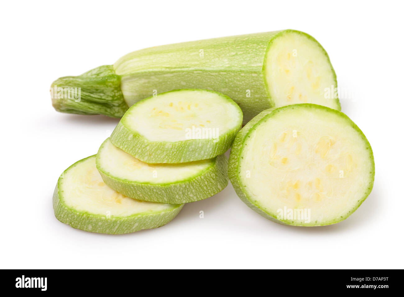 marrow group cut on white background Stock Photo - Alamy