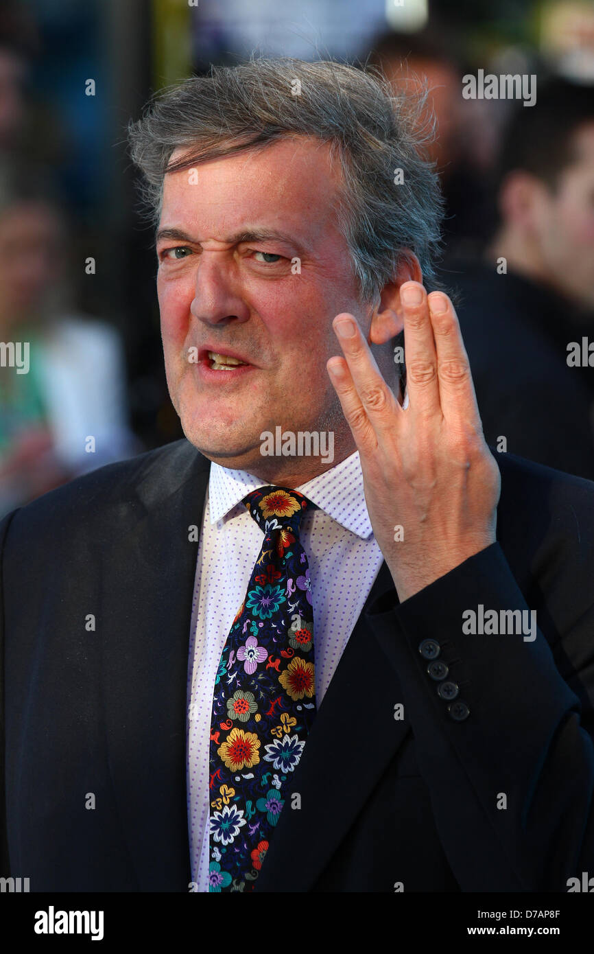London, UK, 2nd May, 2013: Stephen Fry attends the UK Premiere of 'Star ...